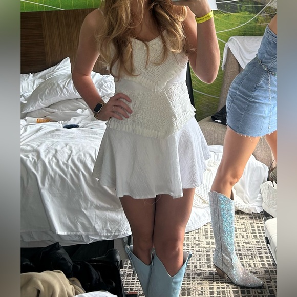 Hello Molly | Dresses | Hello Molly Tie Back White Sundress | Poshmark